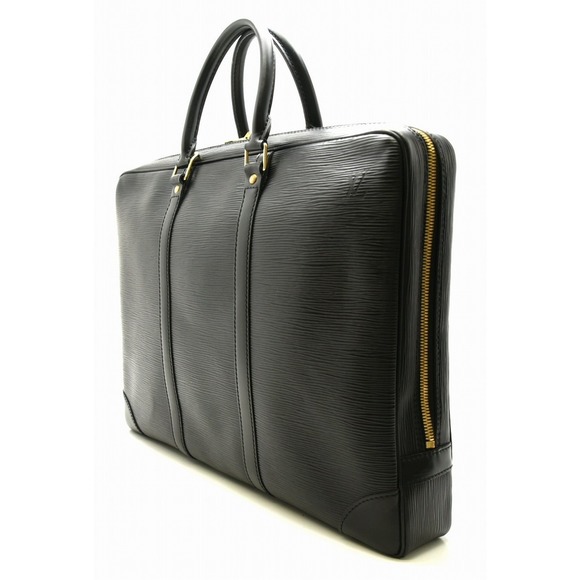 Louis Vuitton | Bags | Louis Vuitton Document Bag Voyage Black Epi ...